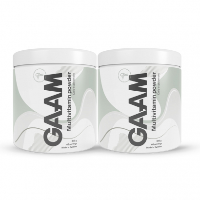 Kjøp 2 x GAAM Multivitamin Powder 300 g | Billig & Rask levering ...